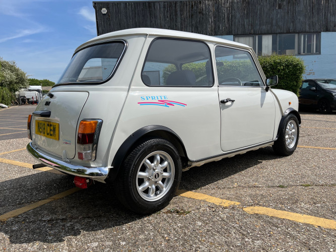 1996 Rover Mini Sprite. 1275cc. White Diamond - Mini Owners Club