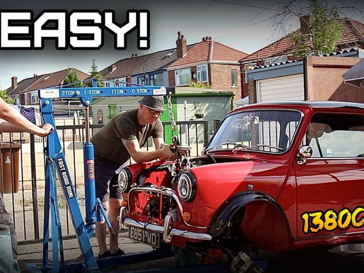 Classic Mini | 1380cc Engine Swap | Removing the 998cc Engine | *EASY ...